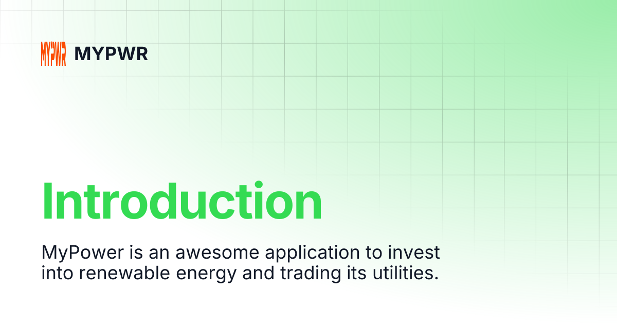 Introduction | MYPWR